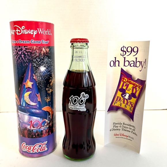 Disney | Other | Cocacola Walt Disney World 0 Years Of Magic Coke ...